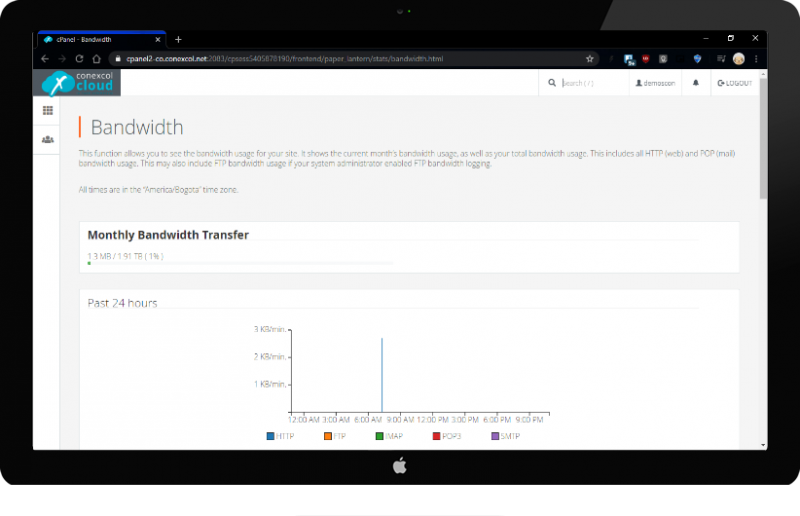 cPanel | Conexcol Cloud Colombia